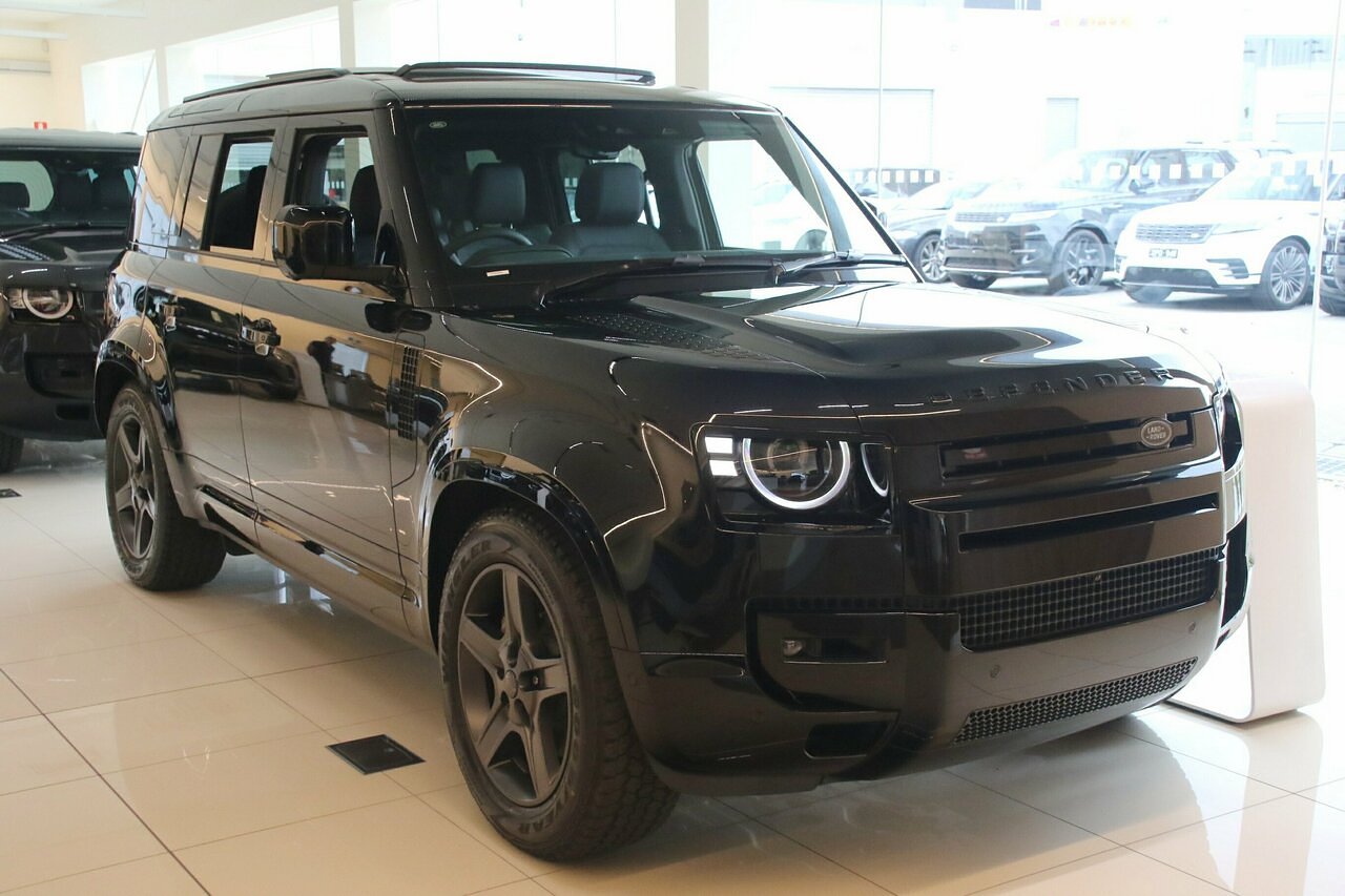 2025 New Land Rover Defender 110 Santorini Black D350 Diesel Mild ...